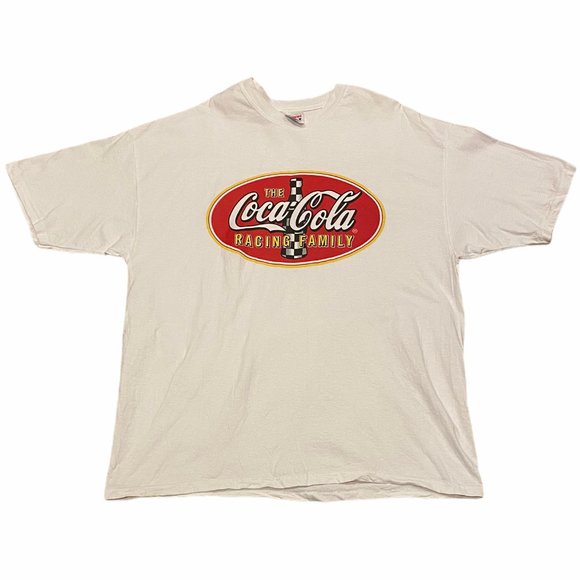 Shirts | Coca Cola The Racing Family White Nascar Tshirt | Poshmark